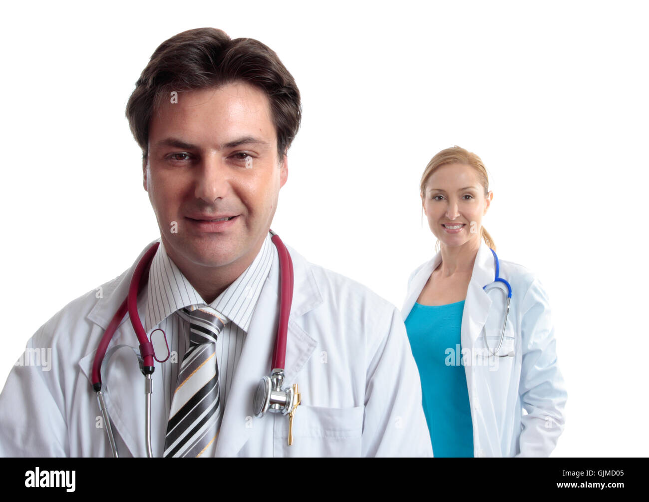 Two doctors consult hi-res stock photography and images - Alamy