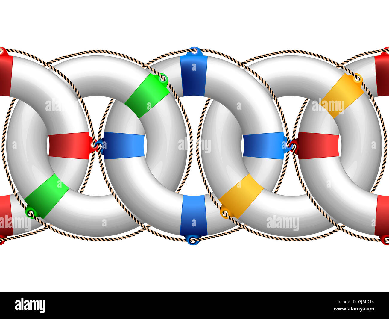 life buoy horizontal pattern Stock Photo - Alamy