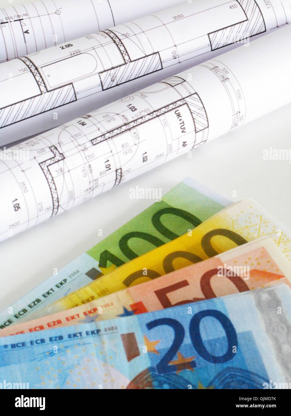 house building note Stock Photo - Alamy