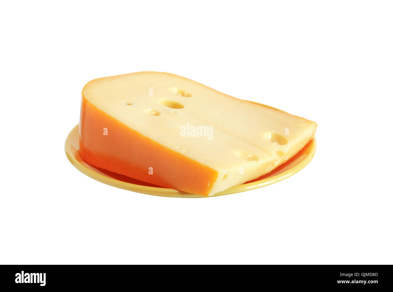 Cheese On Plate Stock Photo - Alamy