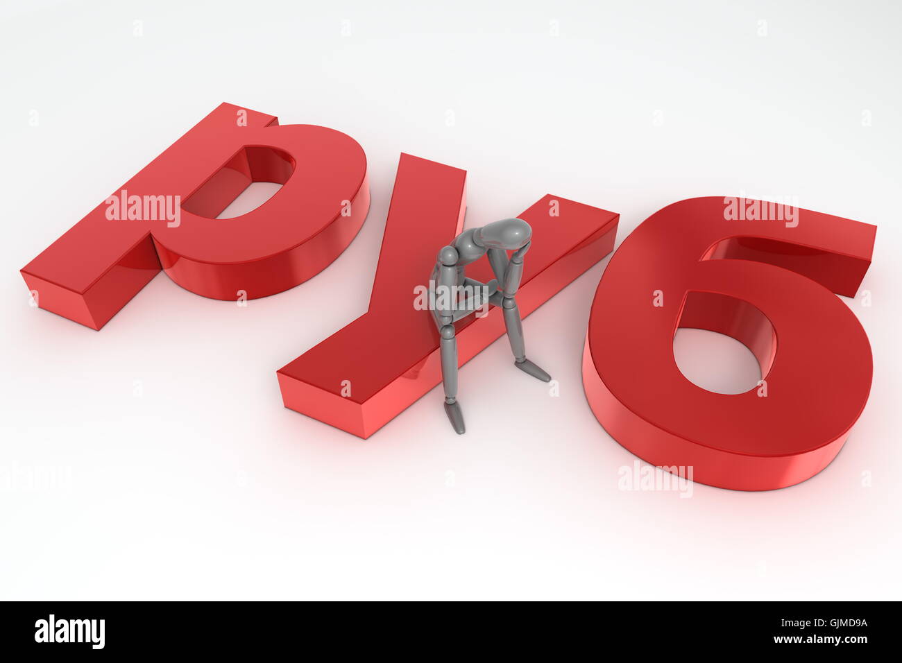 Sitting on Glossy Red Rubel Symbol Stock Photo - Alamy