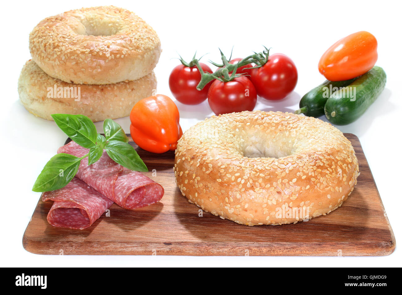 Bagel roll hi-res stock photography and images - Alamy