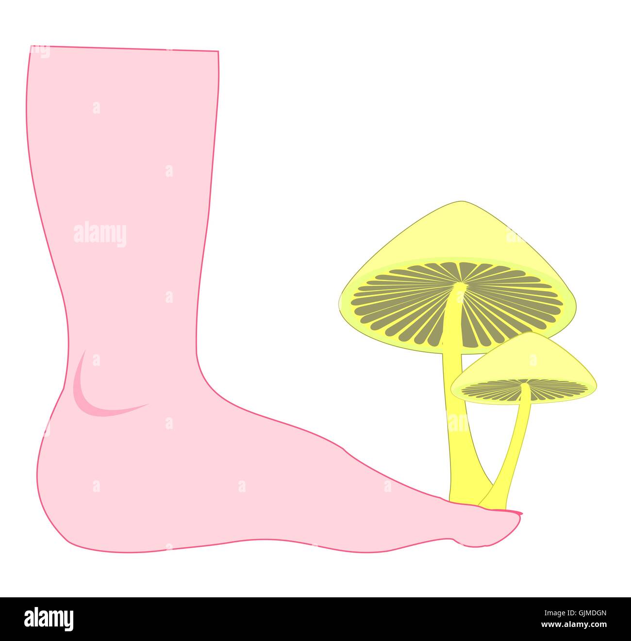 Athletes foot Cut Out Stock Images & Pictures - Alamy