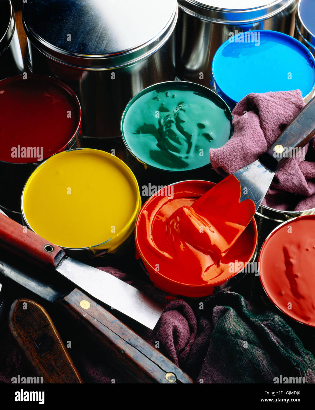 print paint spectrum Stock Photo - Alamy