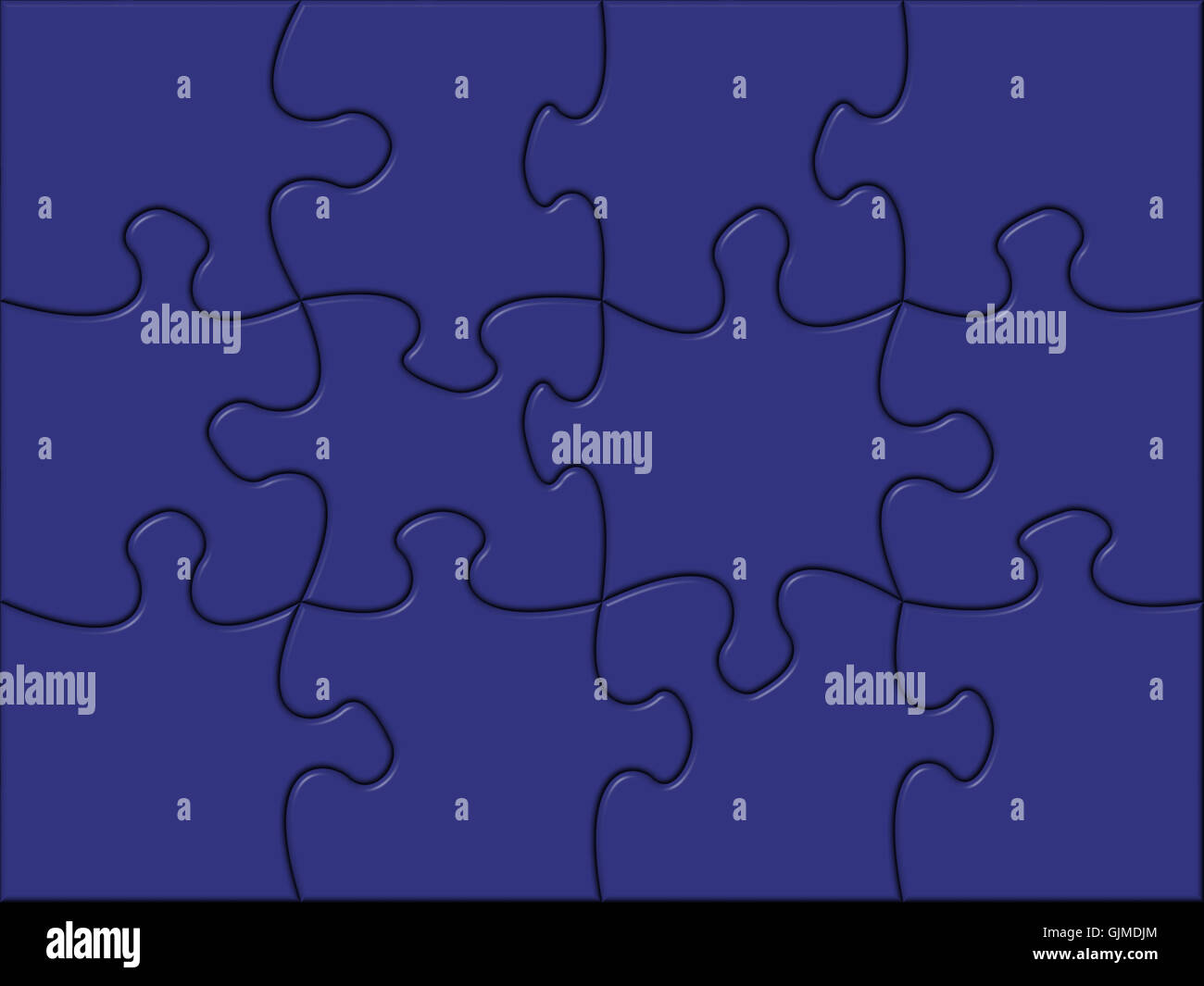 Puzzle design on blue background Stock Photo - Alamy