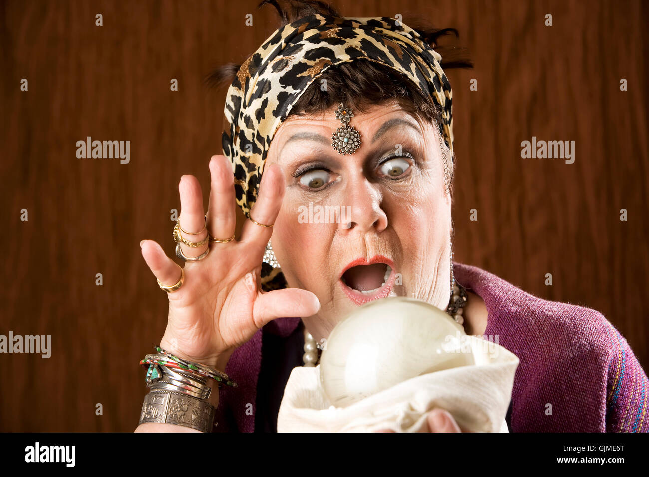 female dramatic crystal Stock Photo - Alamy