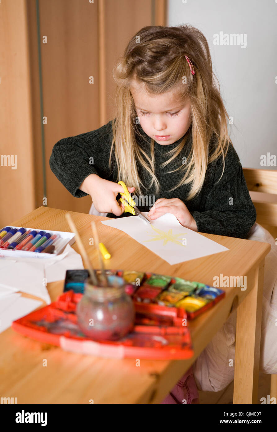 Child and handicrafts hi-res stock photography and images - Alamy
