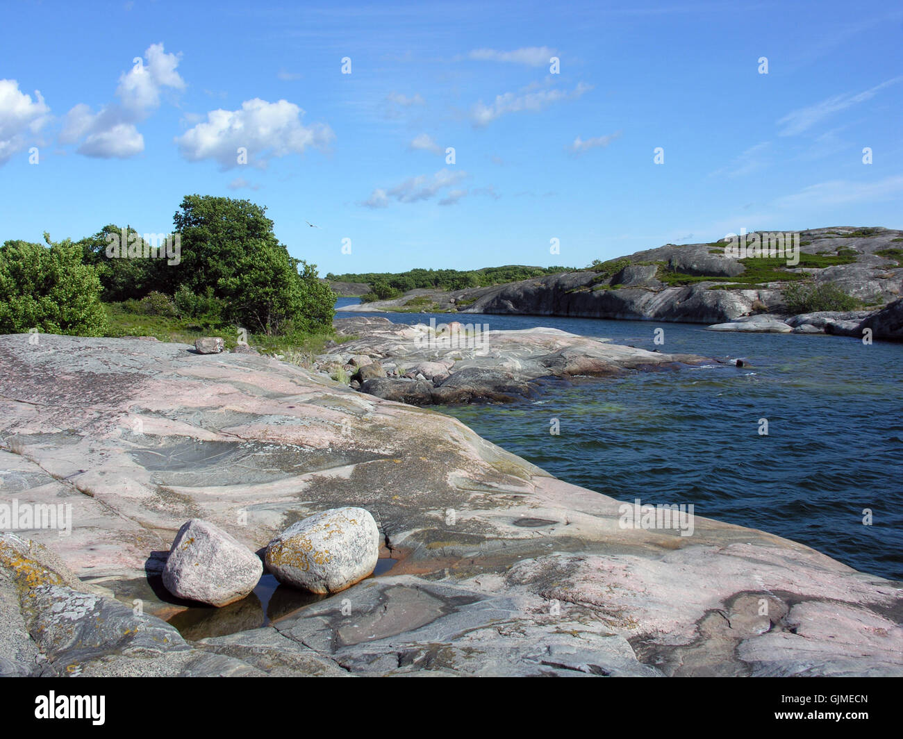 sweden rock scandinavia Stock Photo - Alamy