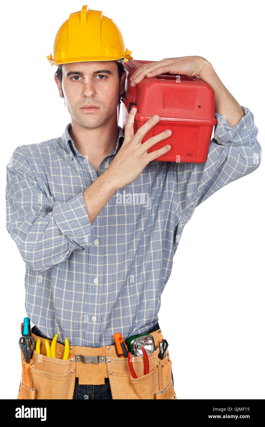 tool helmet box Stock Photo - Alamy