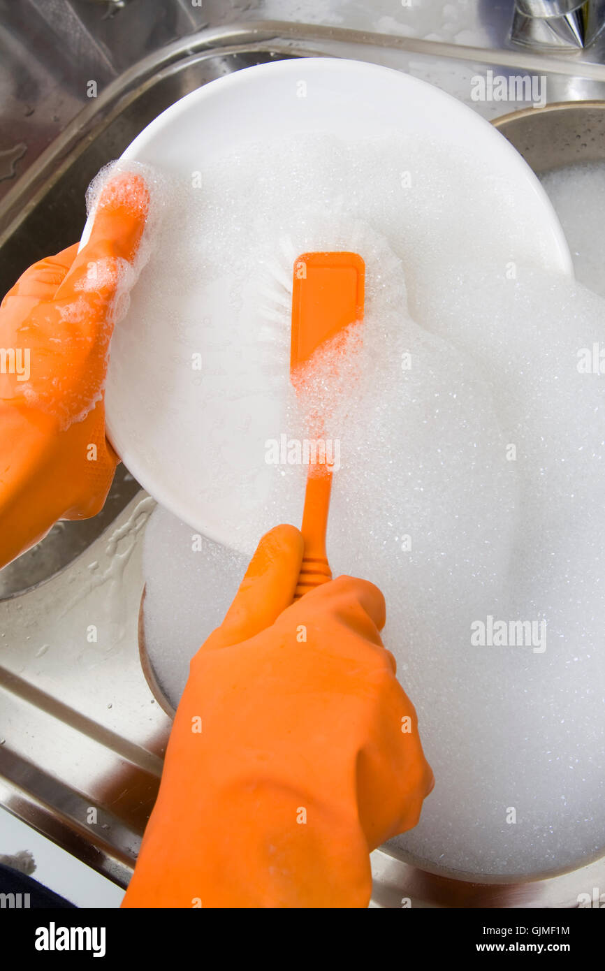 wash washing scrub Stock Photo - Alamy