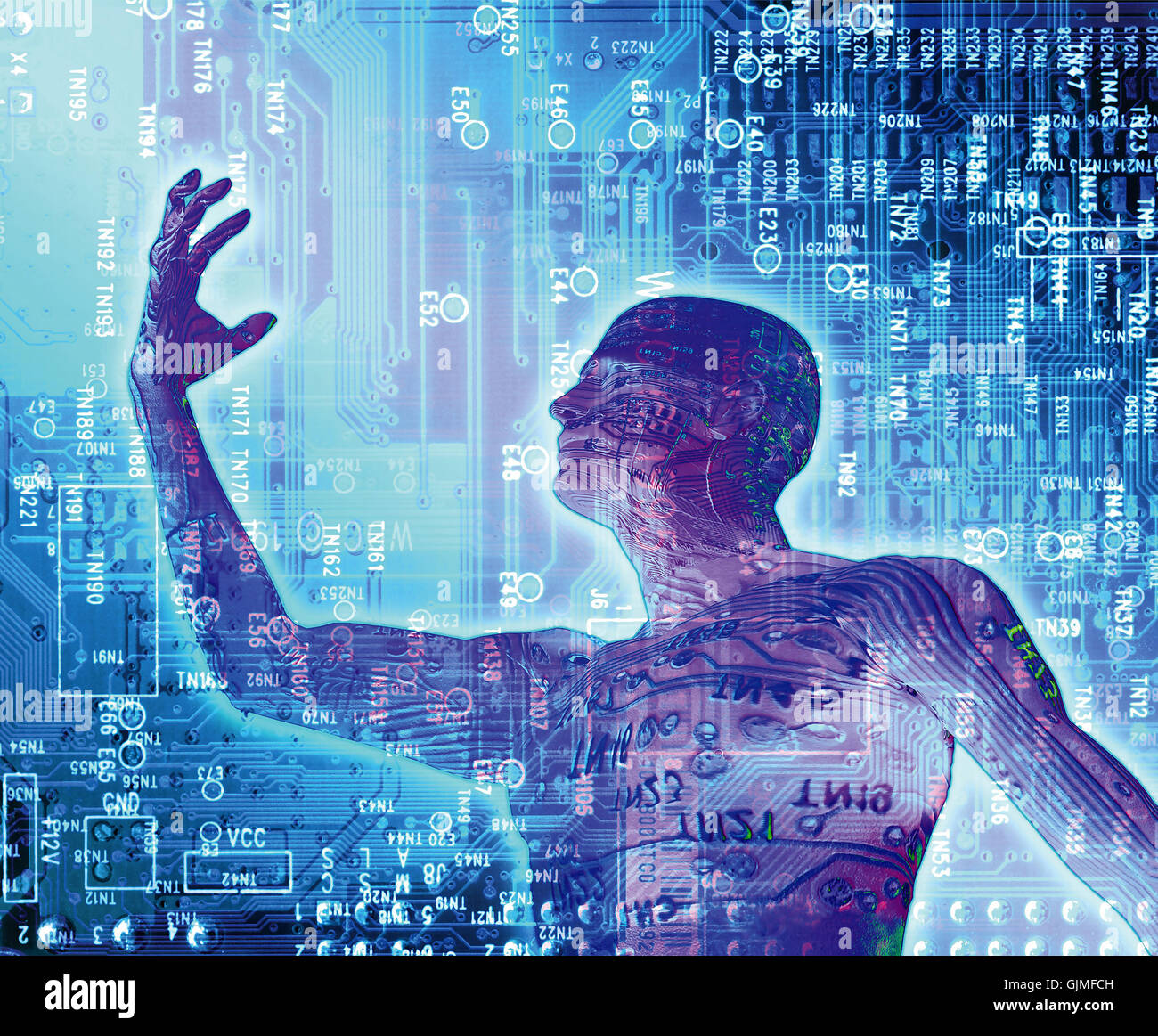 technology robot automatic machine Stock Photo - Alamy