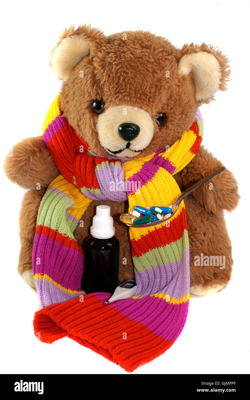 Sick sickness teddy teddybear hi-res stock photography and images - Alamy