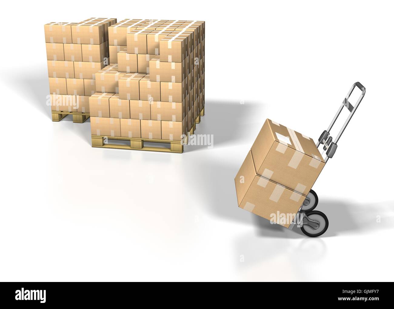 packets packages cartons Stock Photo - Alamy