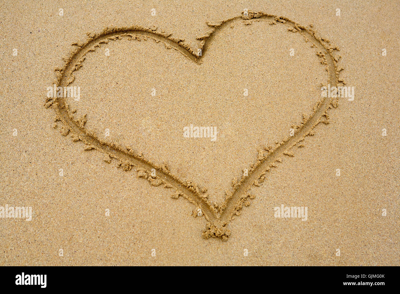 heart sands sand Stock Photo - Alamy