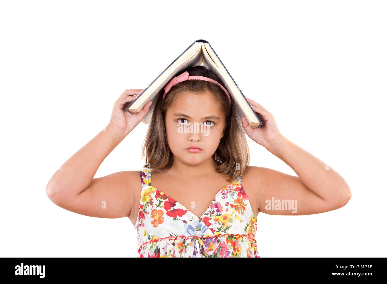 adorable book girl Stock Photo - Alamy