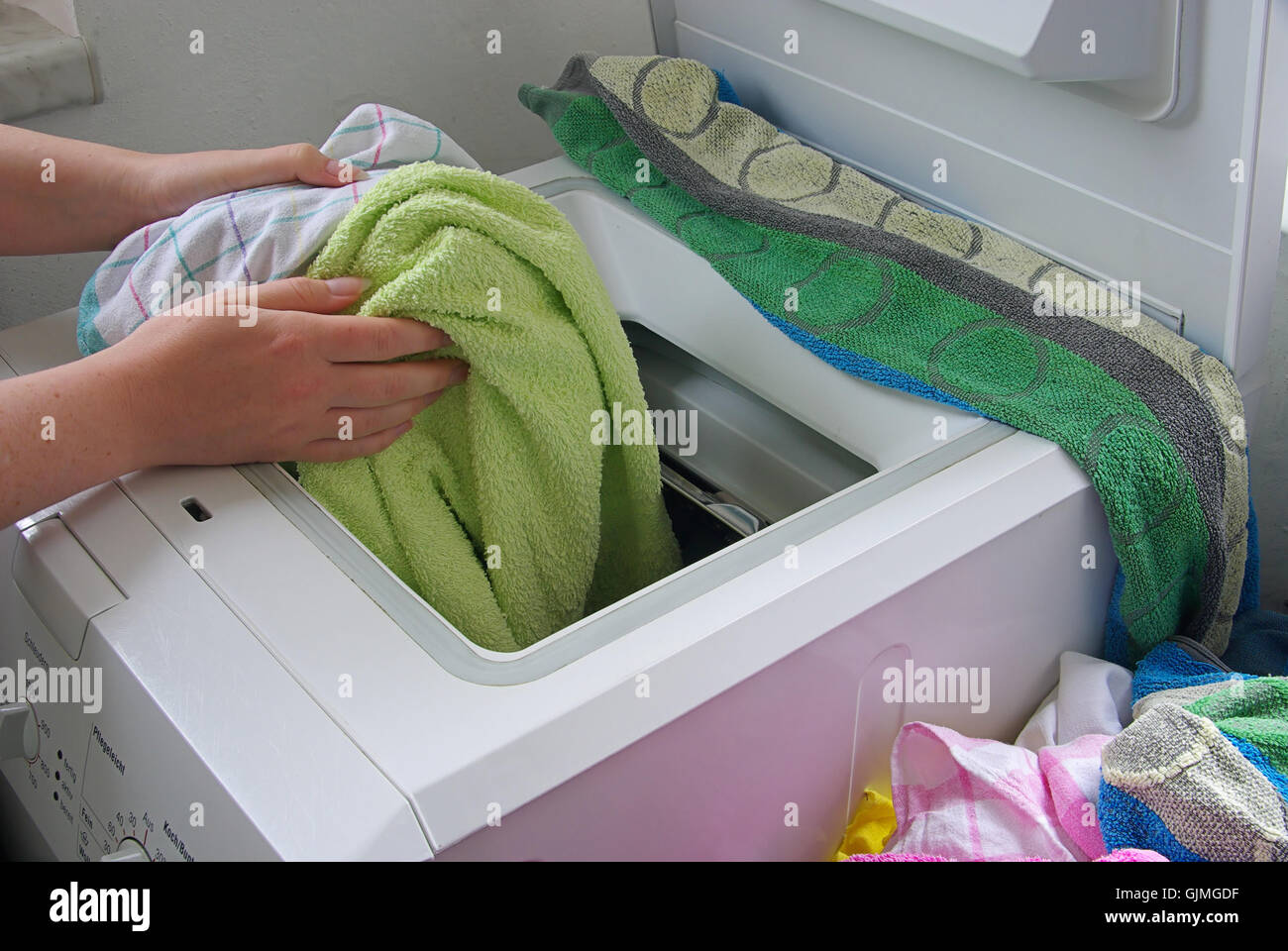 laundry - washing clothes 03 Stock Photo - Alamy