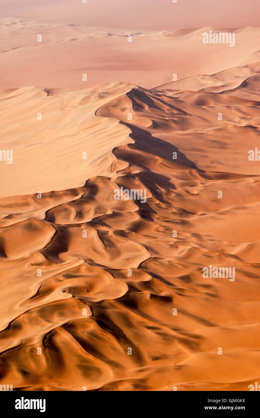 aerial view of the namib desert Stock Photo - Alamy