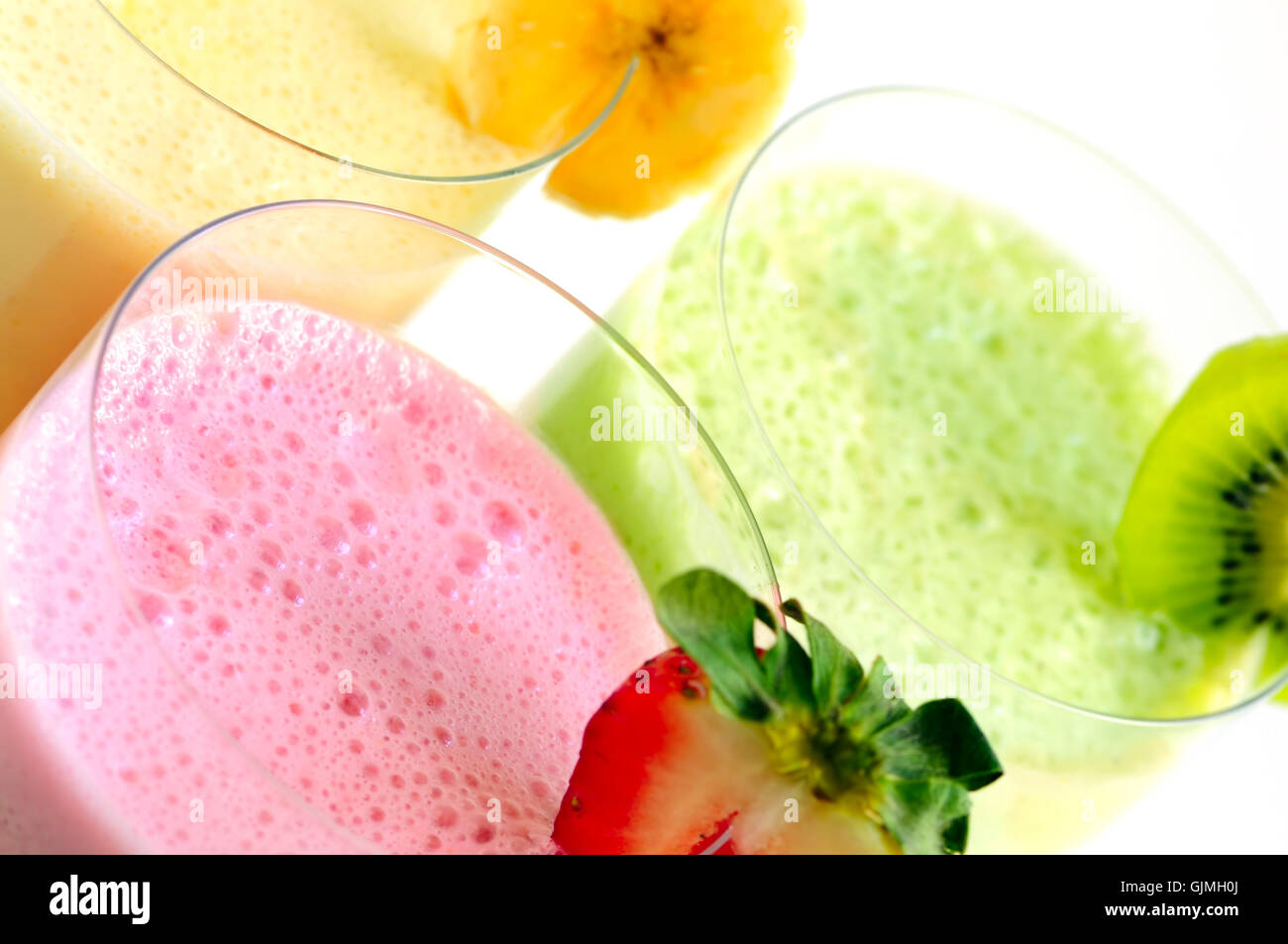 fruit milk shake Stock Photo - Alamy