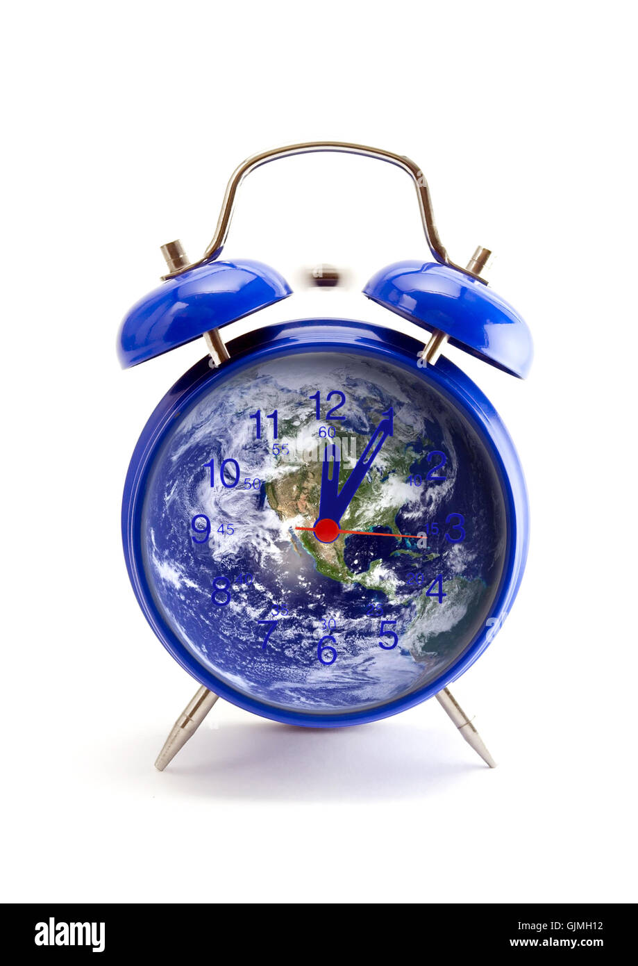 blue clock bell Stock Photo - Alamy
