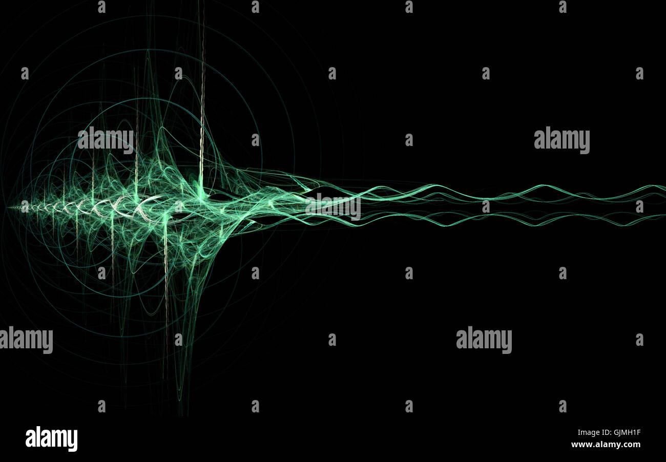 digital frequency pulse Stock Photo - Alamy
