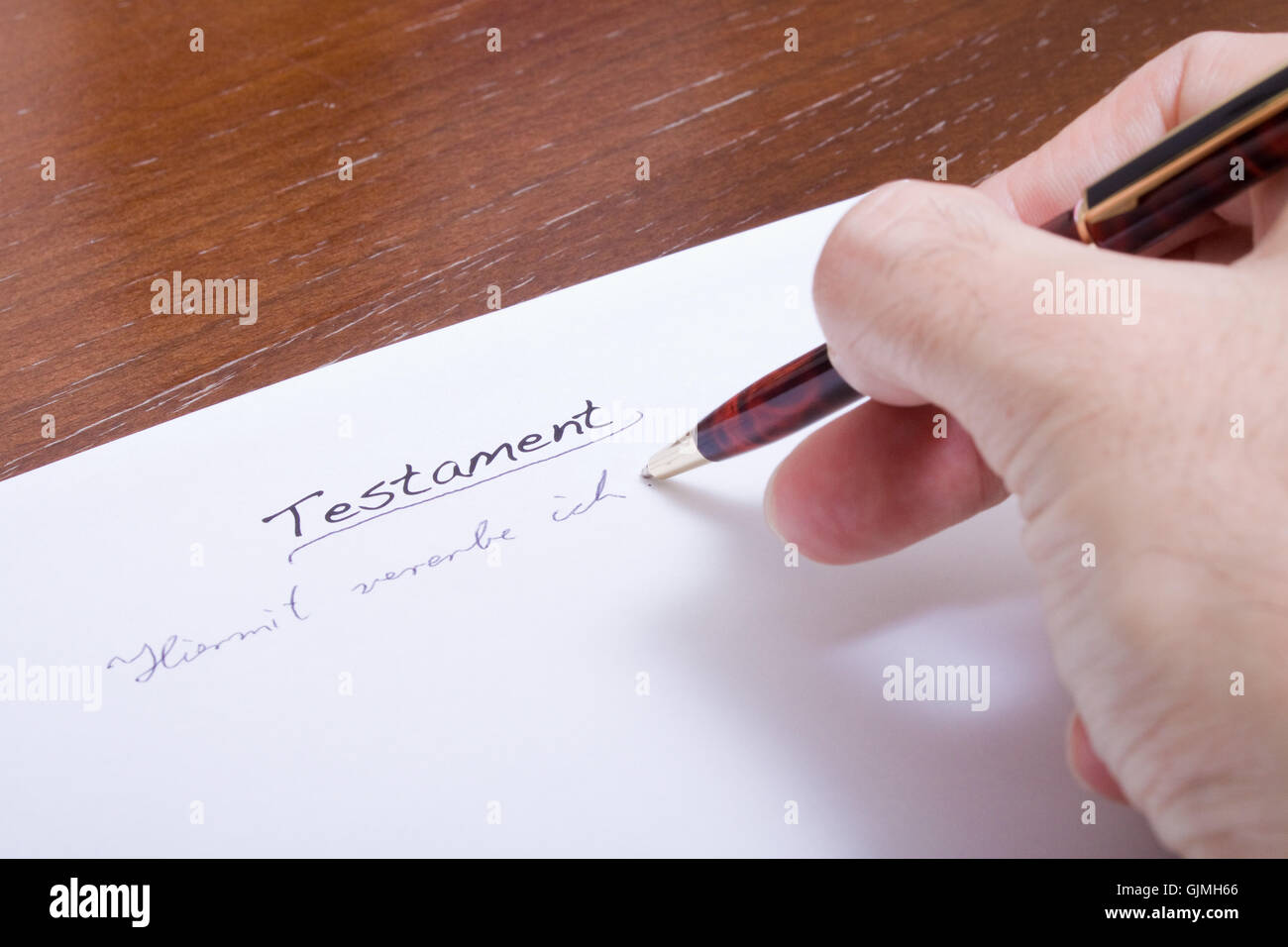 Testament and death hi-res stock photography and images - Alamy