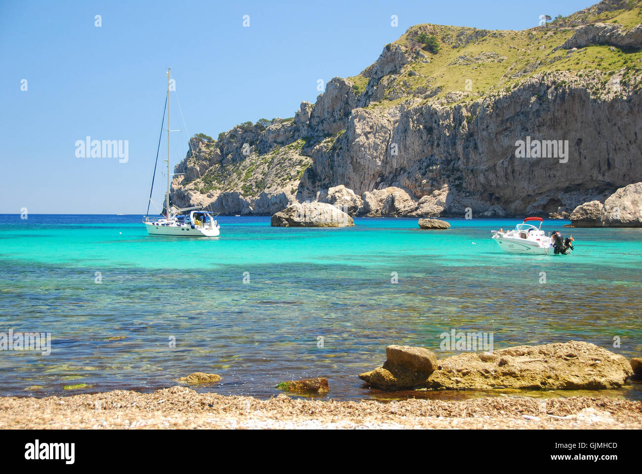 mallorca blue heaven Stock Photo - Alamy