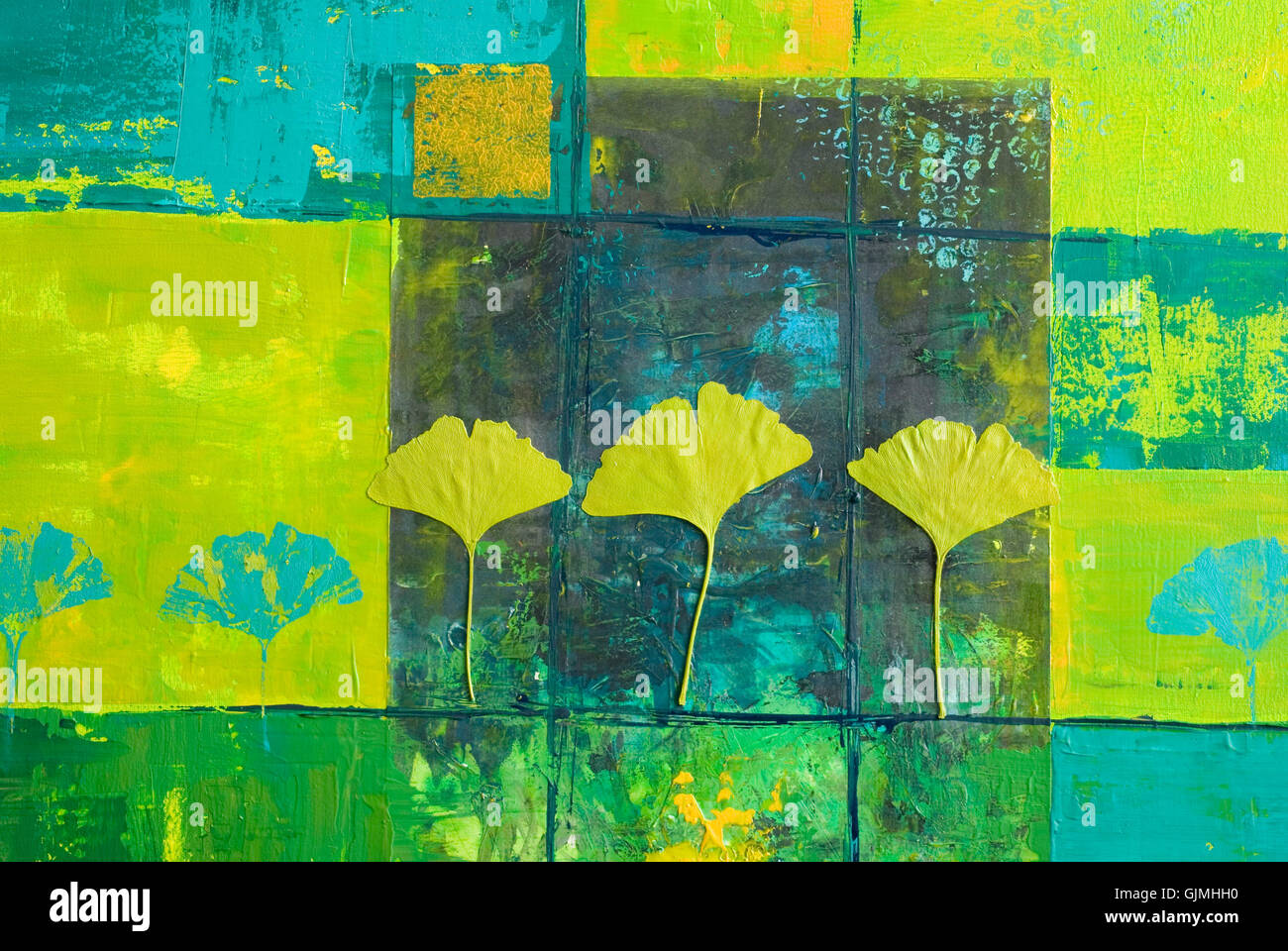 Green painting hi-res stock photography and images - Alamy