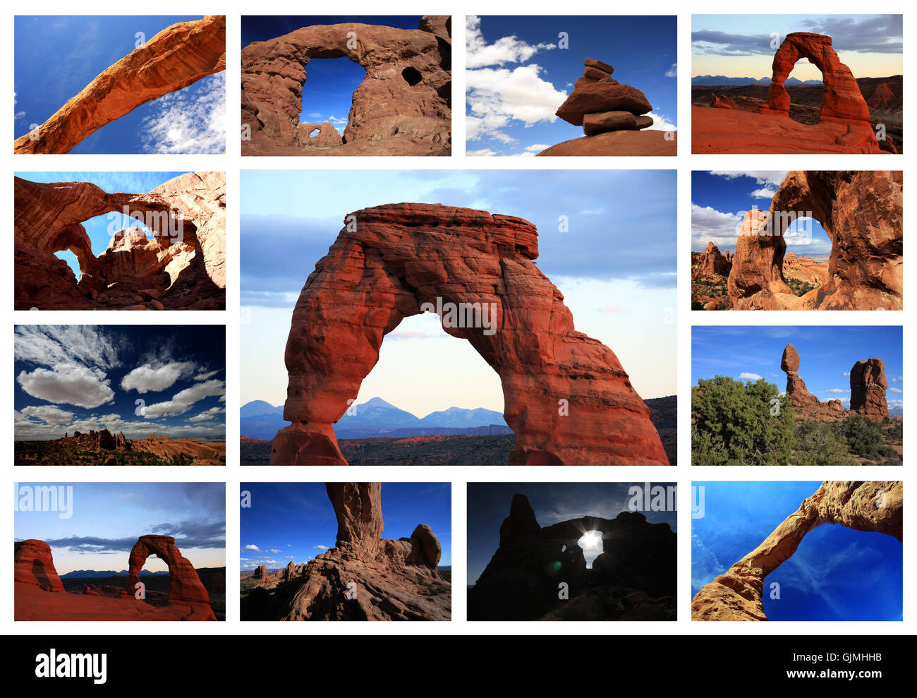 usa america collage Stock Photo - Alamy