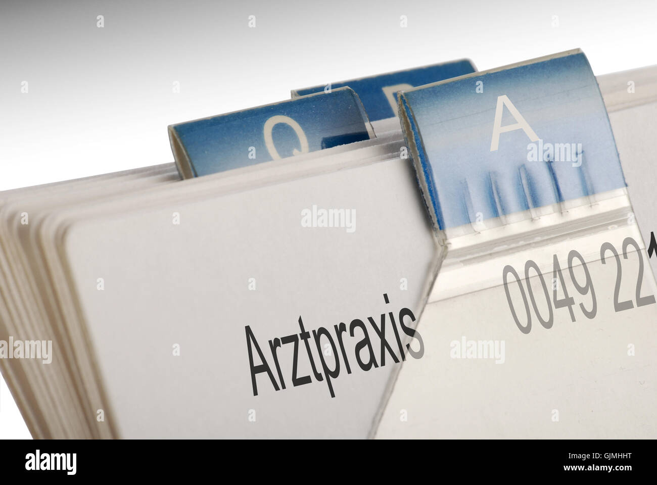 Medical file alphabet hi-res stock photography and images - Alamy