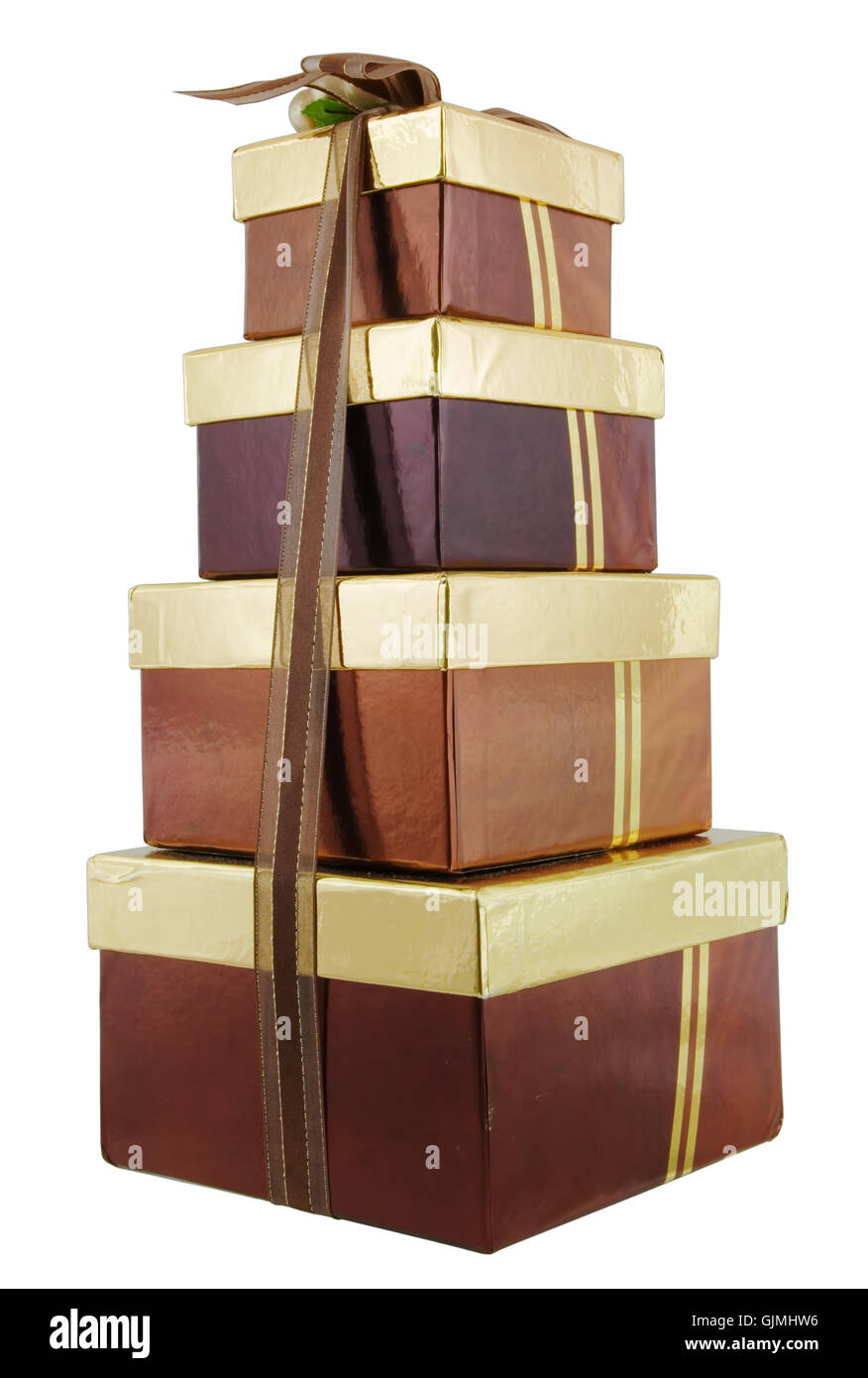 isolated stack presents Stock Photo - Alamy