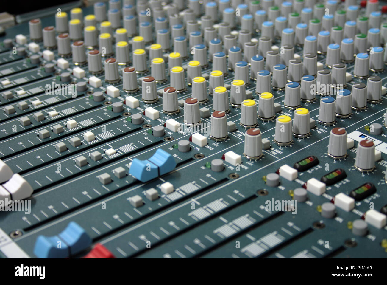 audio mixer sign Stock Photo - Alamy