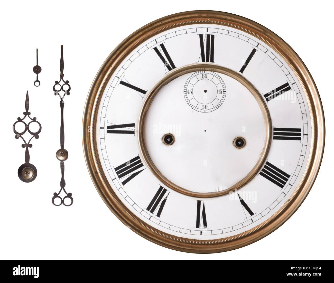 Isolated clock hands hi-res stock photography and images - Alamy