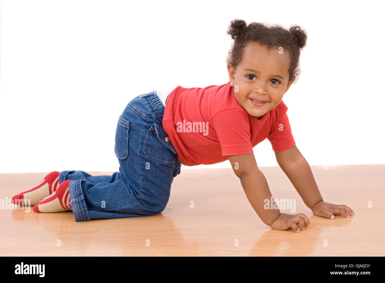 baby African crawl Stock Photo - Alamy