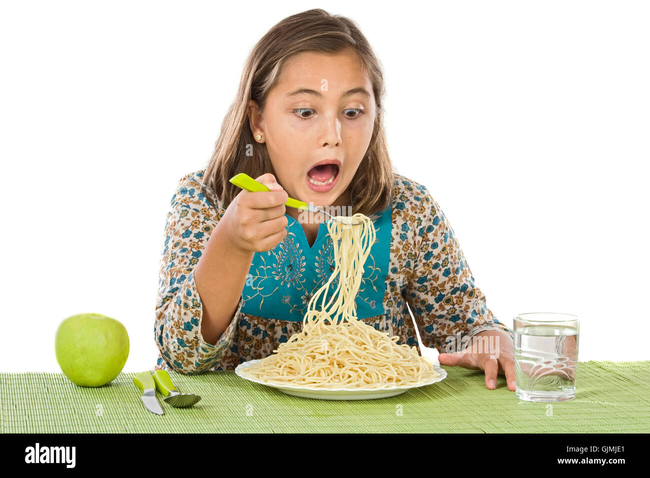 spaghetti eating eat Stock Photo - Alamy