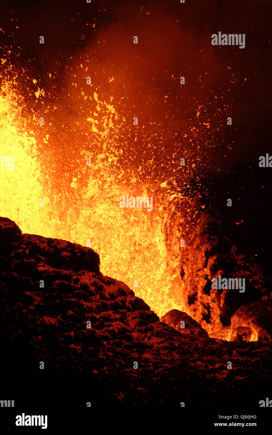 heat lava volcanic Stock Photo - Alamy