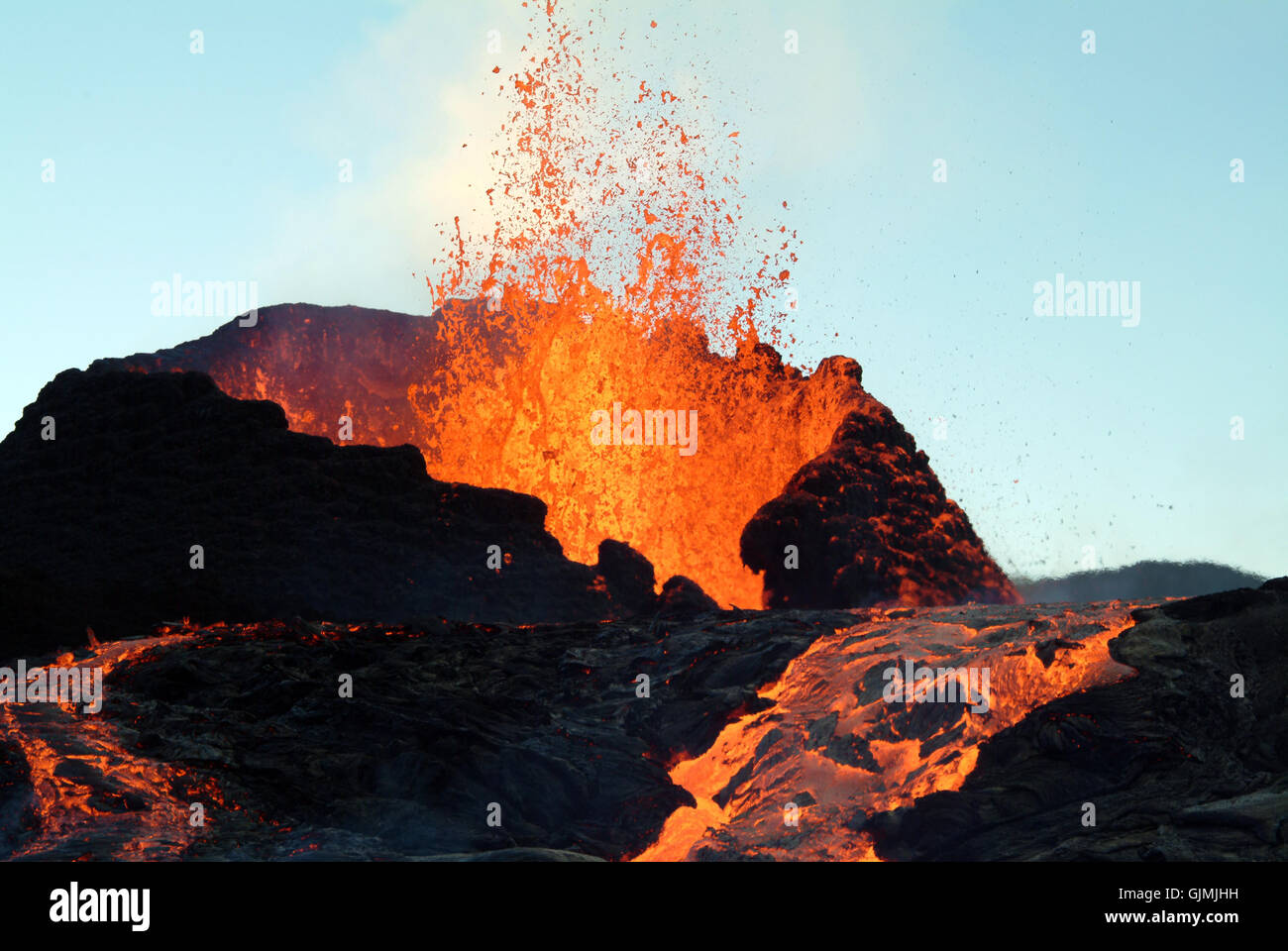 heat lava volcanic Stock Photo - Alamy