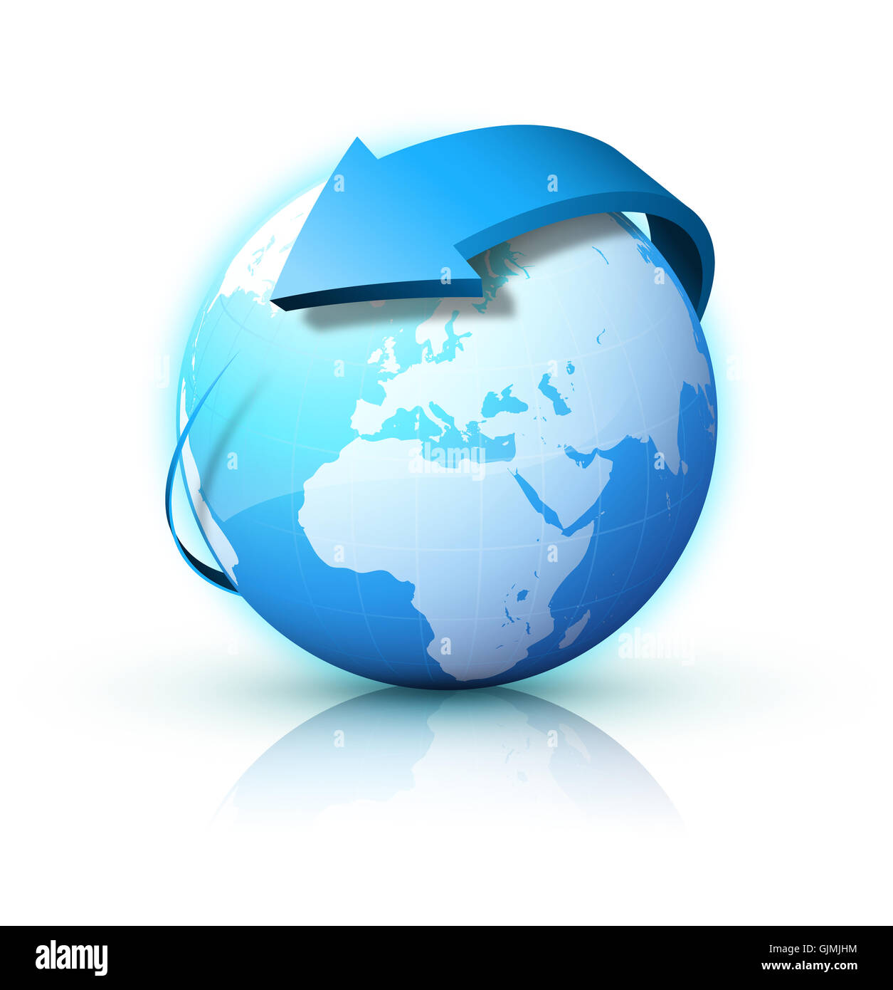 Blue planet earth Cut Out Stock Images & Pictures - Alamy