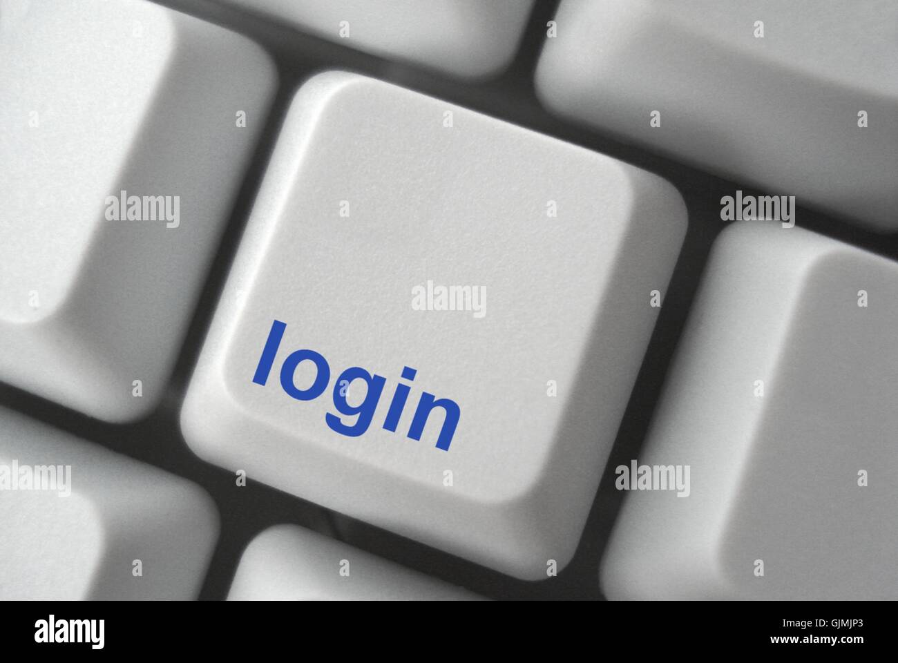 blue key log-on Stock Photo - Alamy