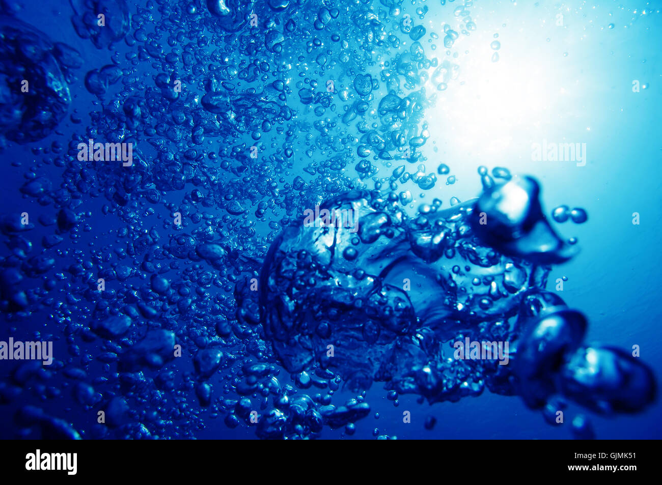 blue underwater bubble Stock Photo - Alamy