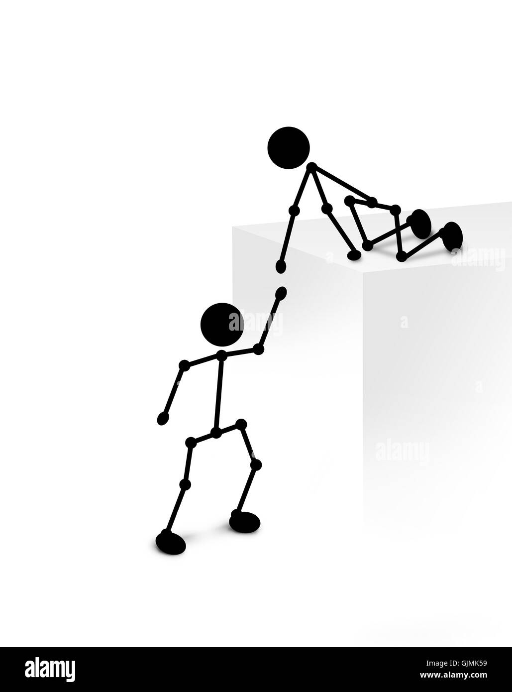 Stickman confident hi-res stock photography and images - Alamy