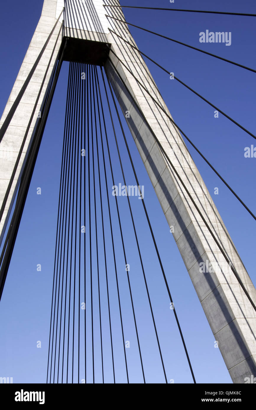 Anzac bridge pylon hi-res stock photography and images - Alamy
