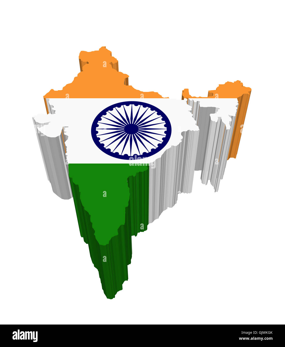 Map india flag hi-res stock photography and images - Alamy