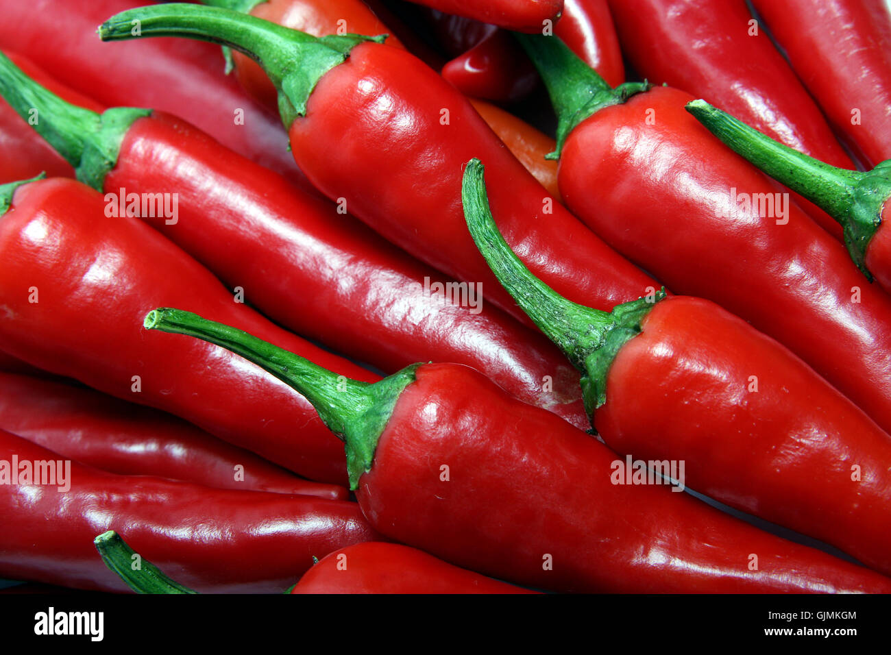 red peppers pepperoni chilli Stock Photo - Alamy