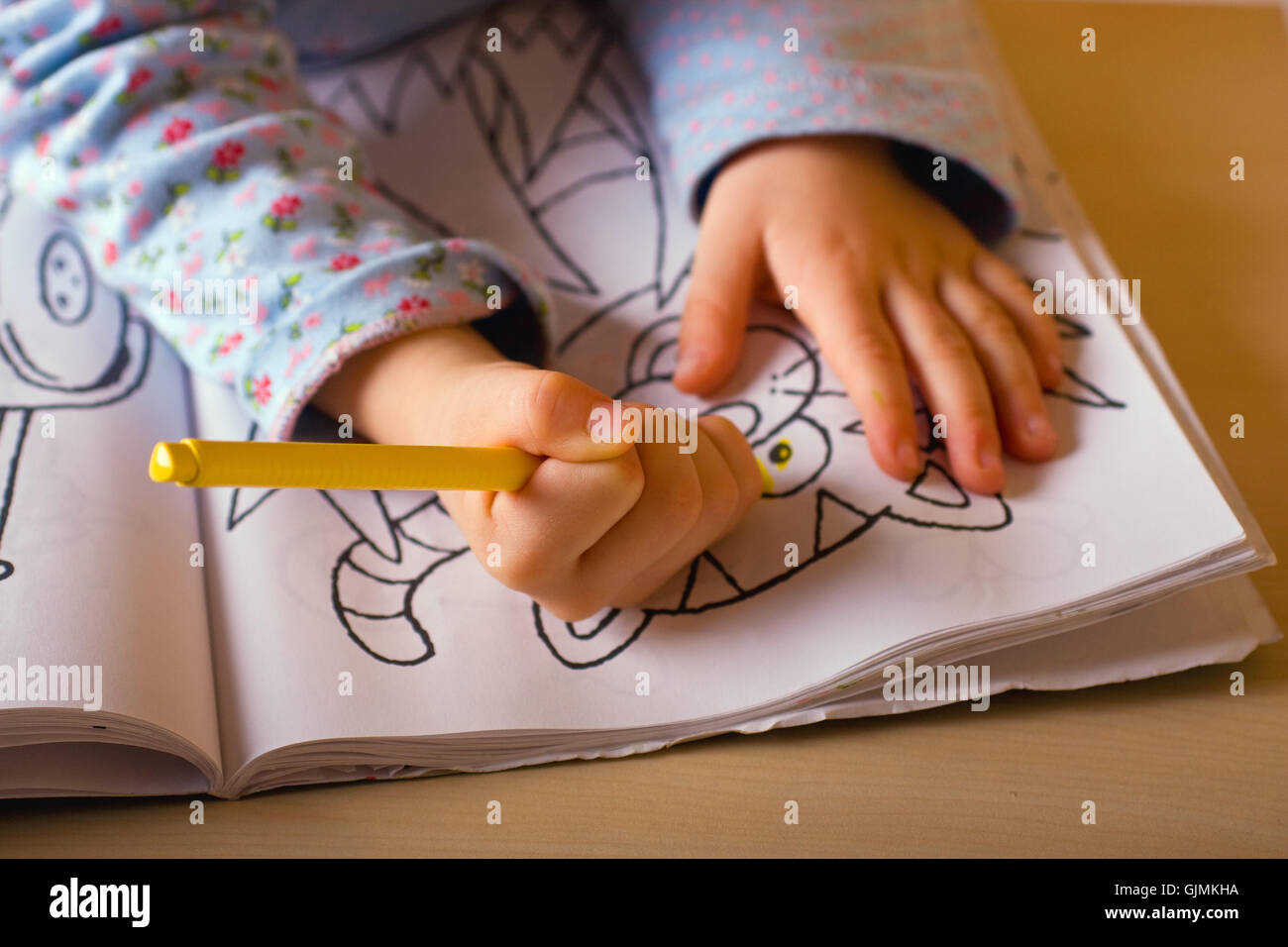 coloring book 3 Stock Photo - Alamy