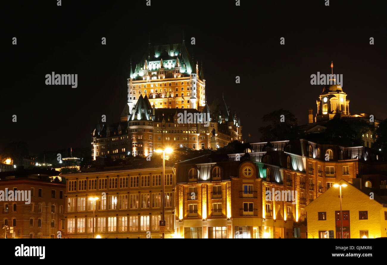 chateau de la frontenac in quebec Stock Photo - Alamy
