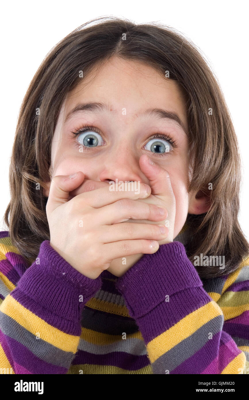 gesture expression girl Stock Photo - Alamy