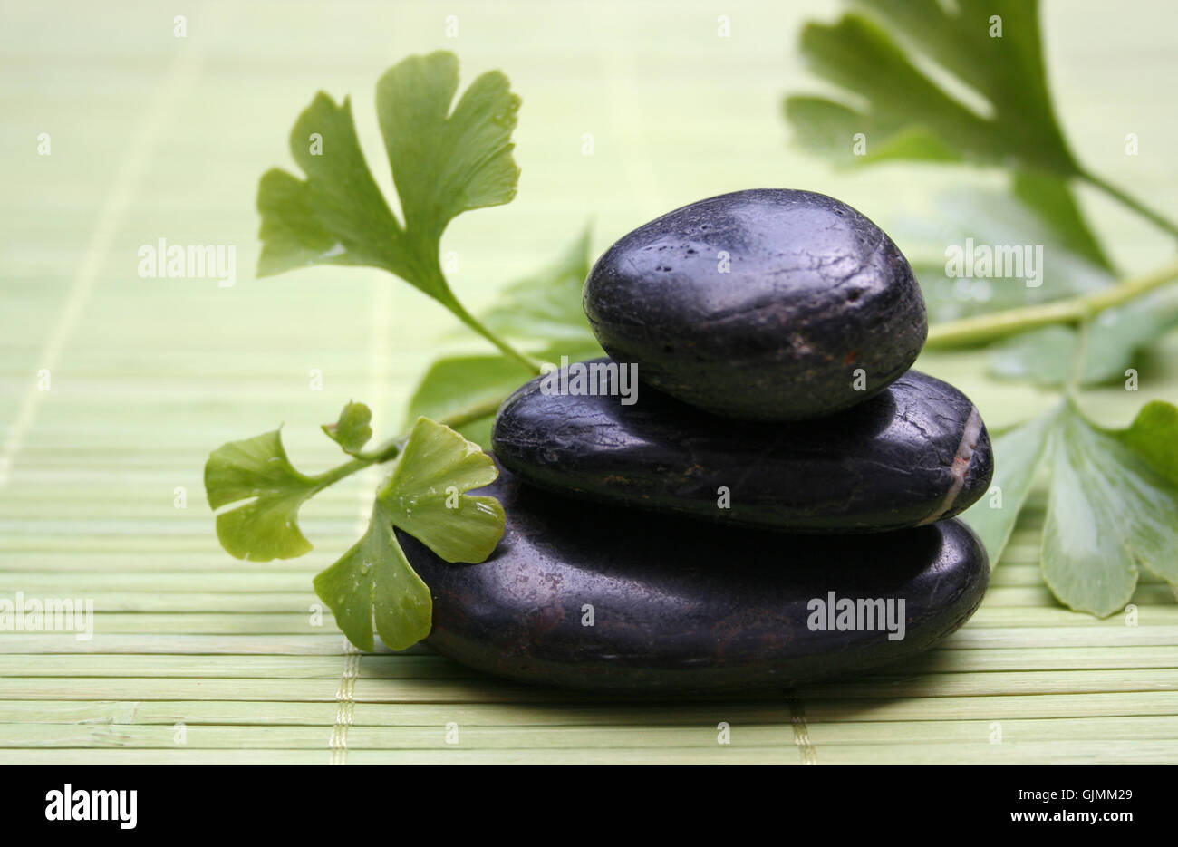 wellness stones 1 Stock Photo - Alamy