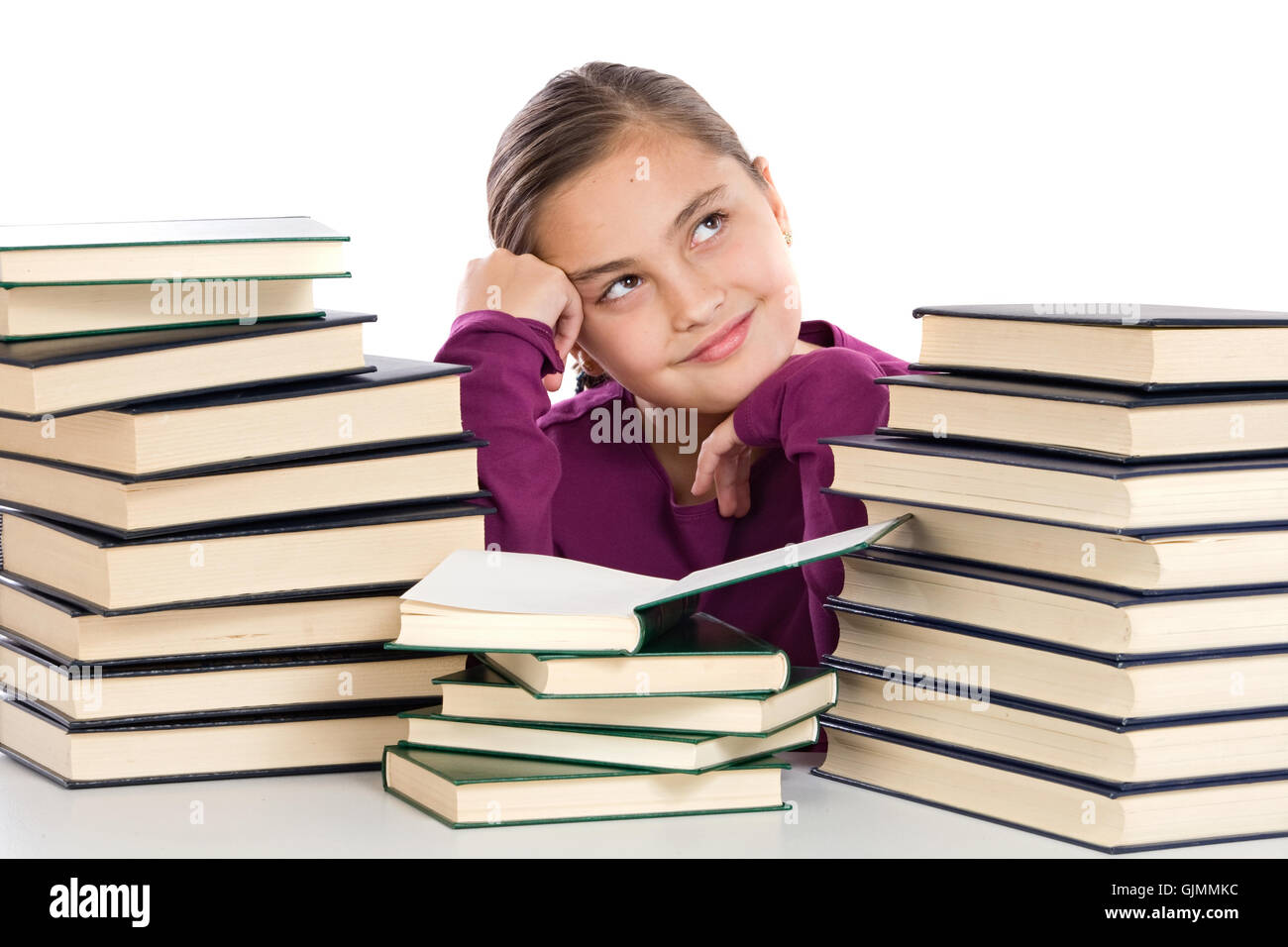 Children reading books model hi-res stock photography and images - Alamy