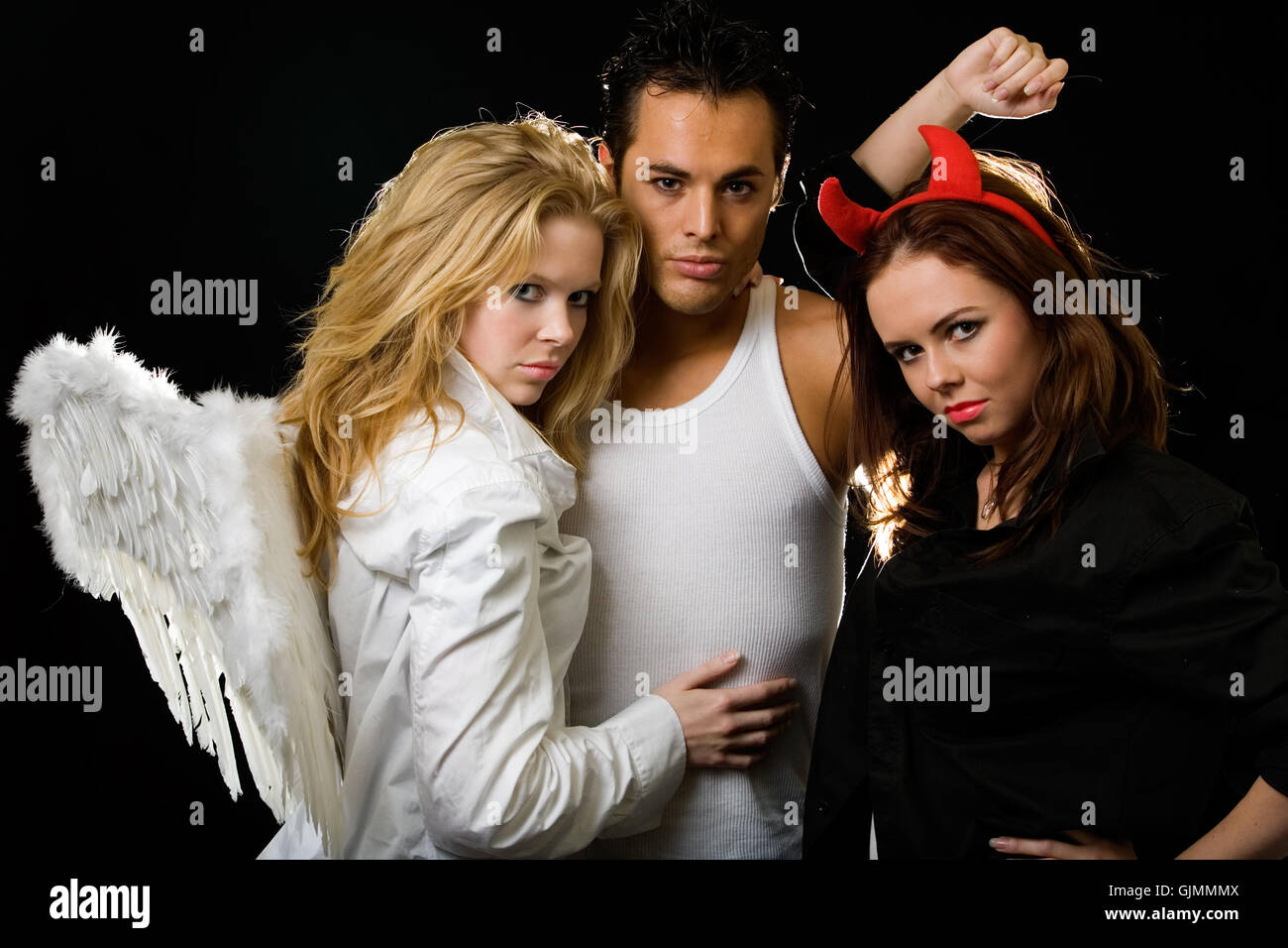 Devil angel design hi-res stock photography and images - Alamy