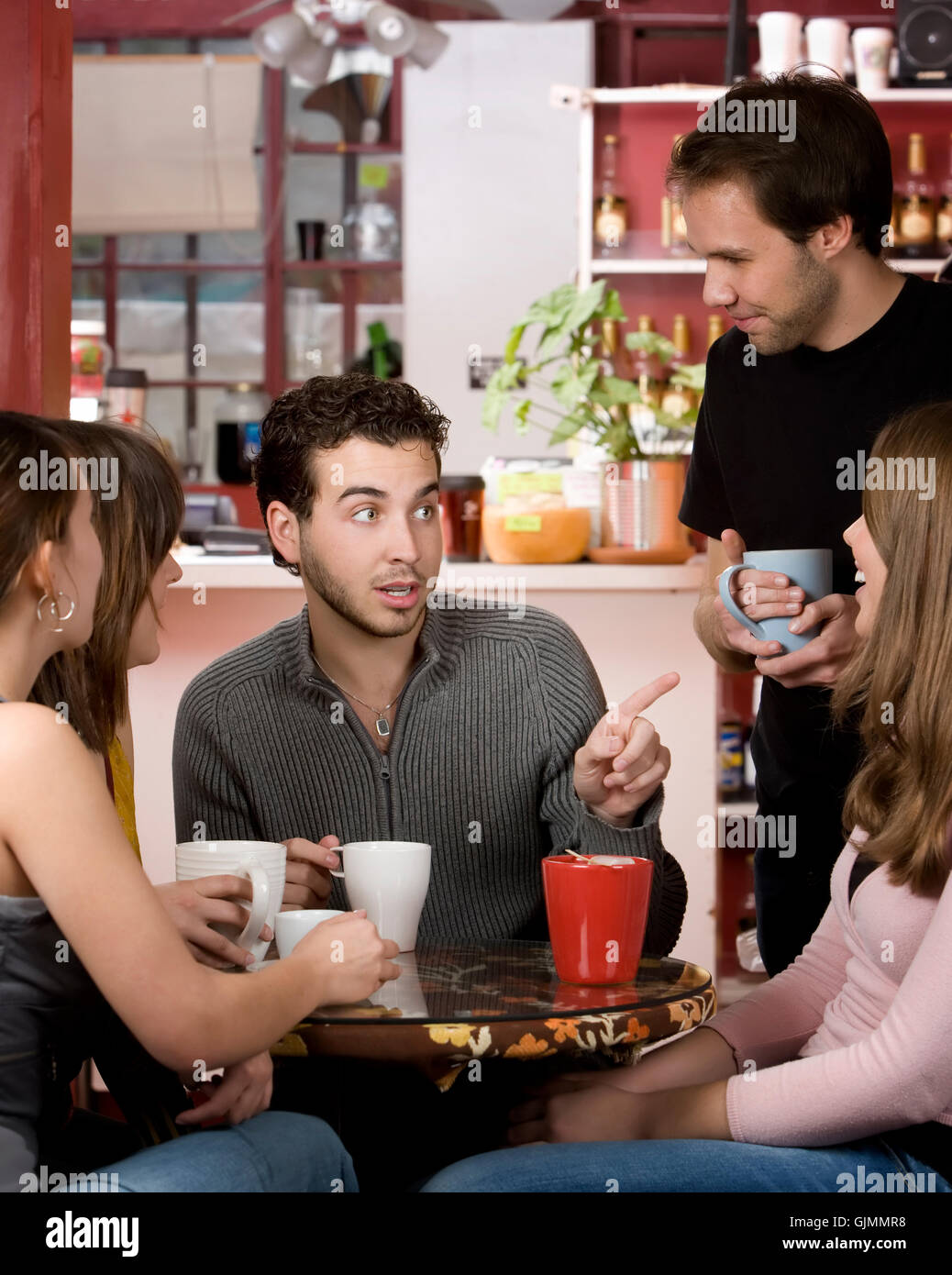 cafe laugh laughs Stock Photo - Alamy